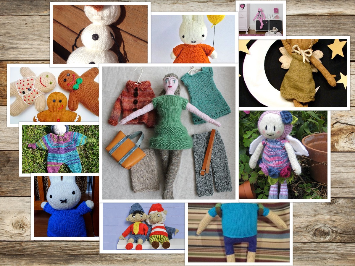 10 Free Knitting Patterns For Dolls From Fairy, Gingerbread Man ...